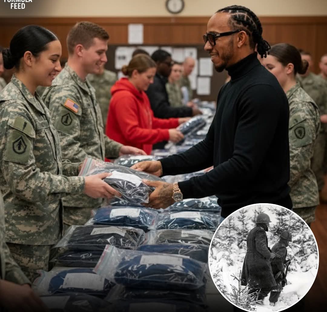 BREAKING: Lewis Hamilton Quietly FUNDED Deployed Troops and B